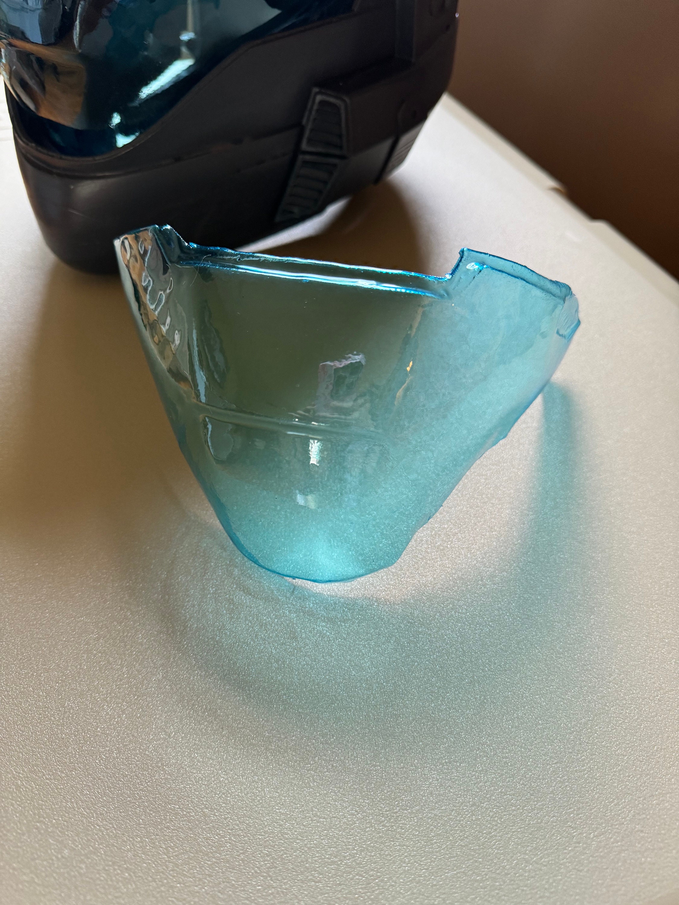 ODST Blue Helmet Visor - Etsy