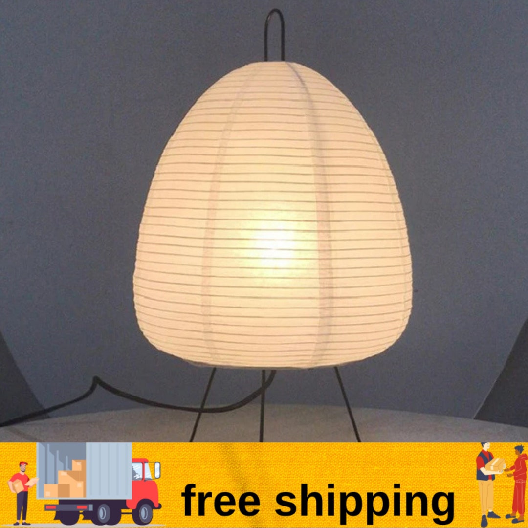 Rice Paper Japanese Lamp, Minimalist Lighting, Night Light, Ambient ...