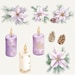 Advent Candles Clipart, Advent Clipart, Catholic Advent, Tradition ...