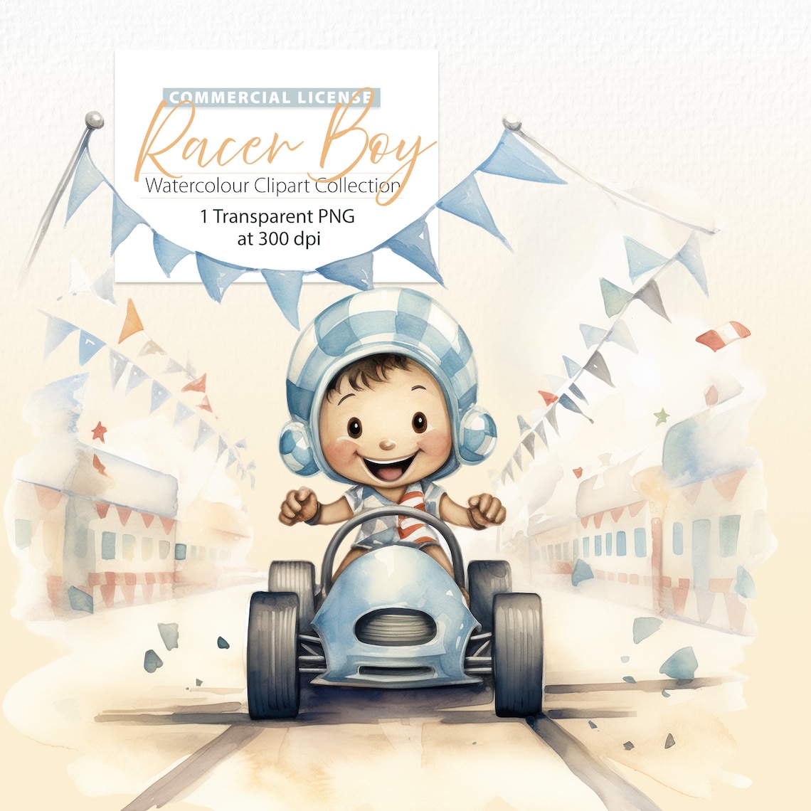 Watercolor Racecar, Race Car Clipart, Vintage Racing Watercolor Cars ...