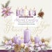 Advent Candles Clipart, Advent Clipart, Catholic Advent, Tradition ...