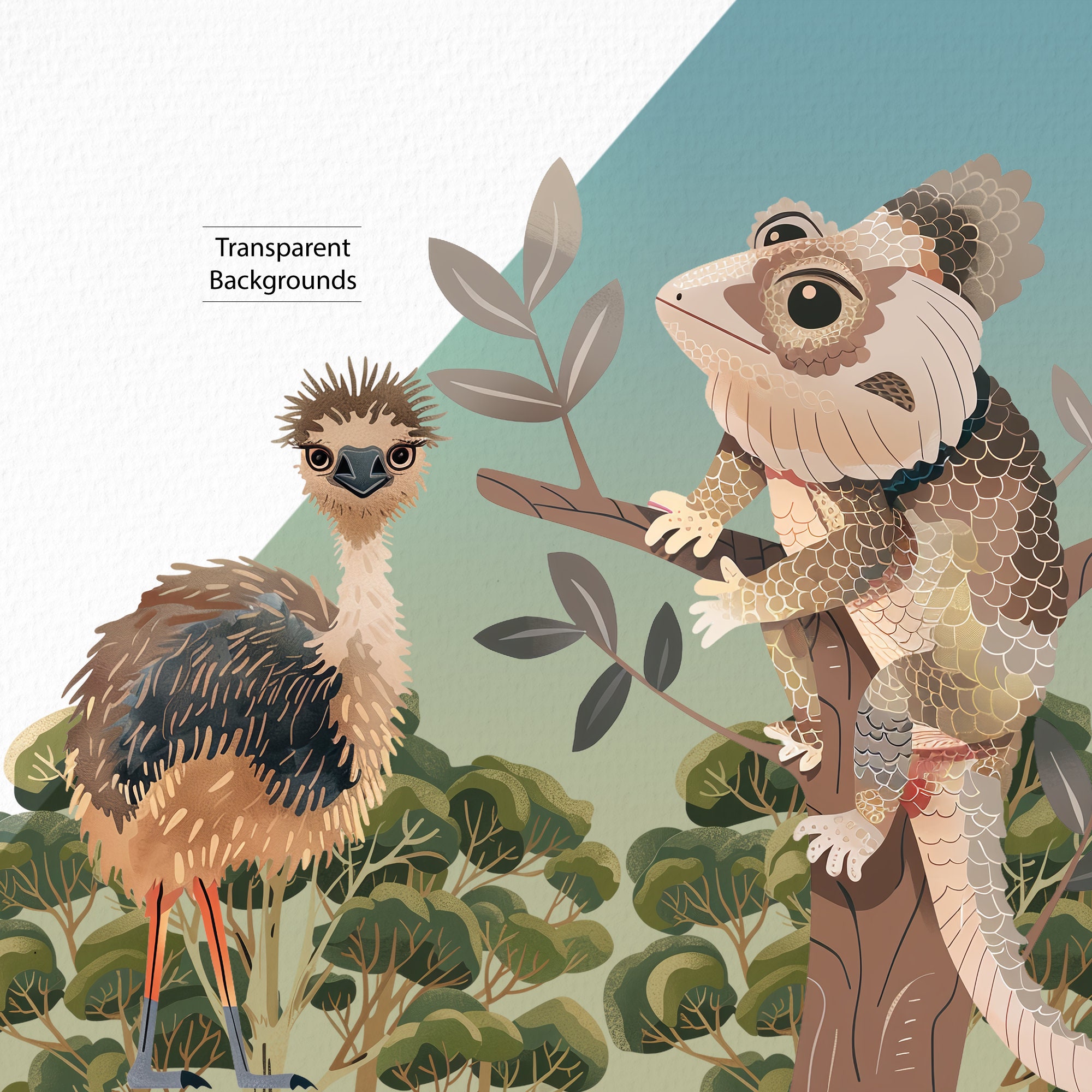 Critters Downunder Clipart Collection - Etsy