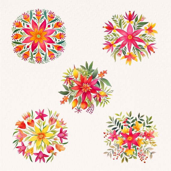 Fiesta Flower Clipart