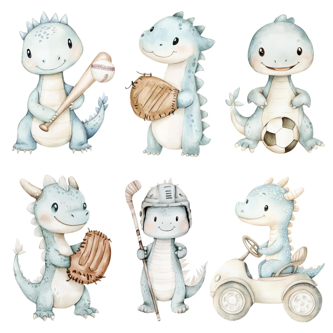 Cute Watercolor Dragon Clipart, Transparent Dragon, Dragon Books ...