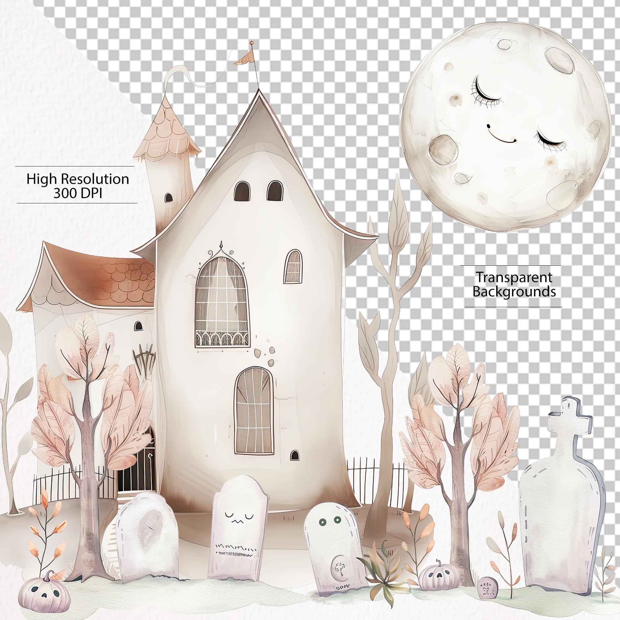 Cute Halloween Clipart, Pumpkin Clipart, Cute Witch, Cute Monster ...