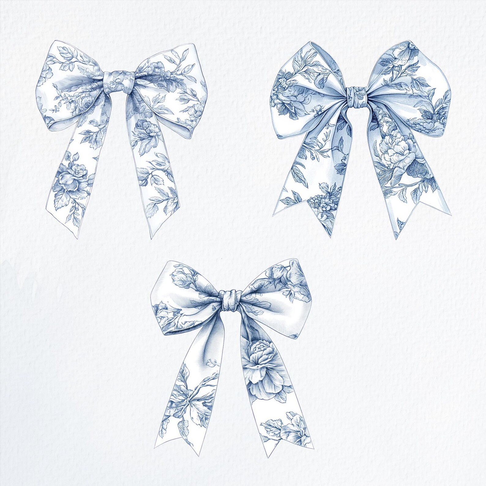 Toile Nursery Clipart, Blue Toile Clipart, Chinoiserie Png, French Toil ...