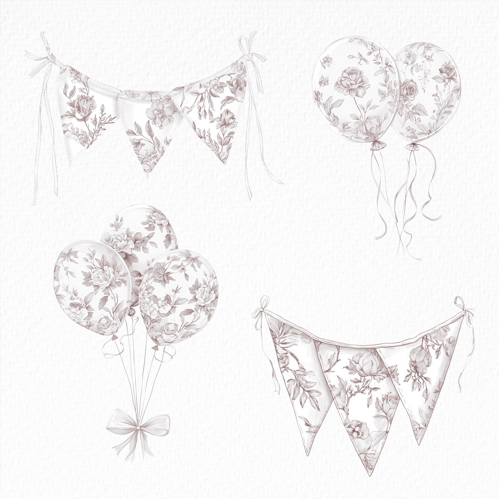 Toile Nursery Clipart, Toile Clipart, Chinoiserie Png, French Toil De ...