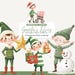 Christmas Elf Boys Watercolor Clipart Bundle (PNG) - Etsy