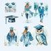 Graduation Clipart, Graduation Ceremony, Graduate Girls Boys ...