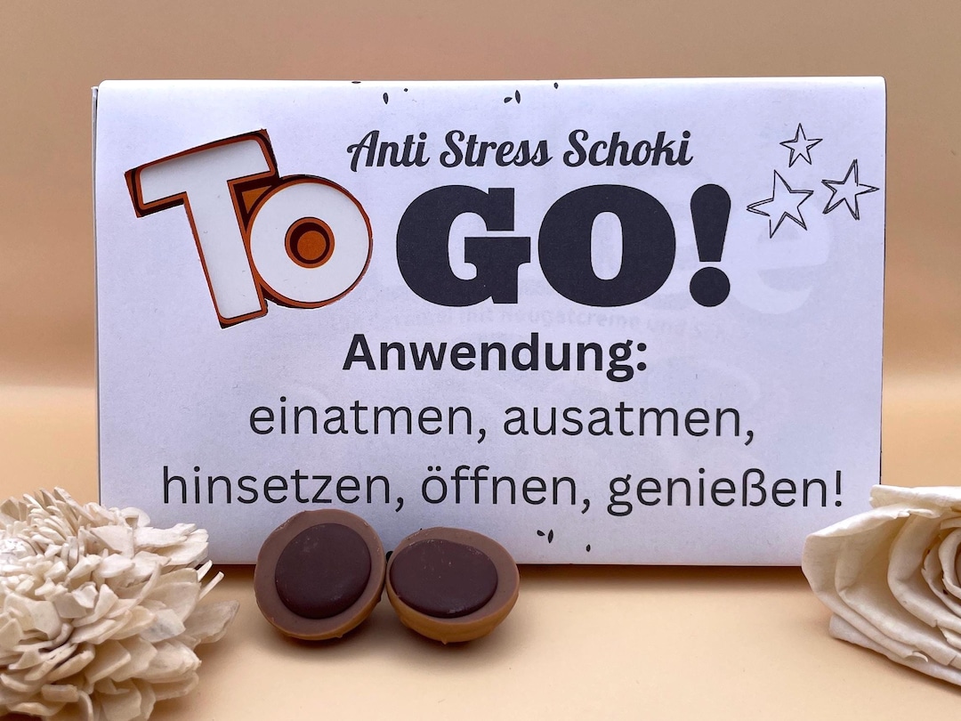Toffifee Banderole - Anti Stress to Go - Small Gift - Digital Print ...