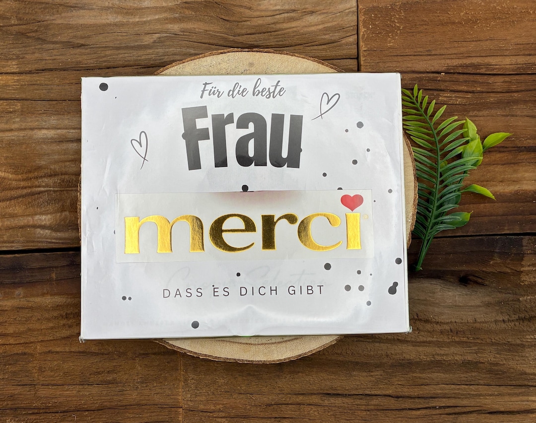 Merci Banderole - Best Woman - Gift Wrapping - Chocolate Banderole ...