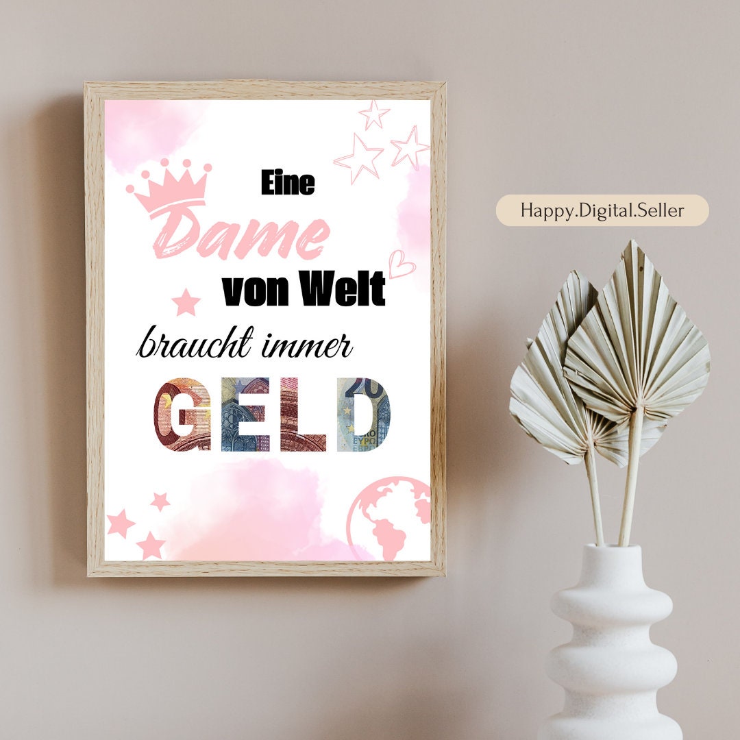 Money Gift for a Birthday Best Friend Gift Original Money Gift Give ...