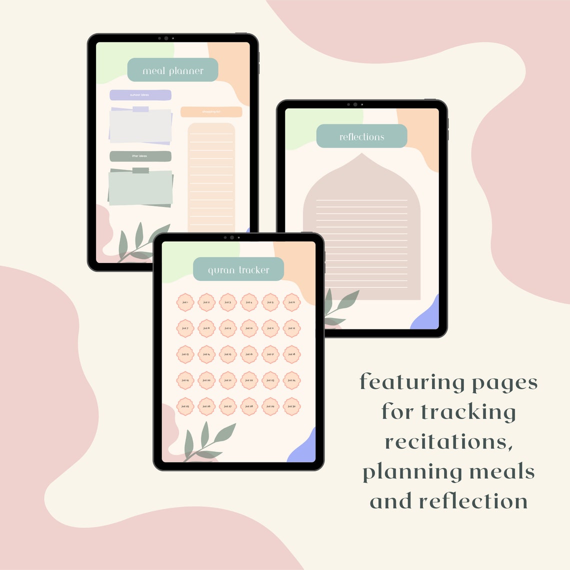 Ramadan Planner 2024 - Digital Printable PDF Ramadan Planner Pack - Etsy