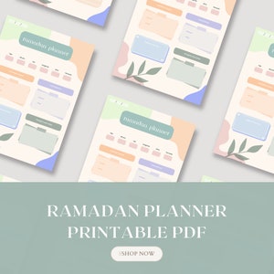 Ramadan Planner 2024 - Digital Printable PDF Ramadan Planner Pack - Etsy