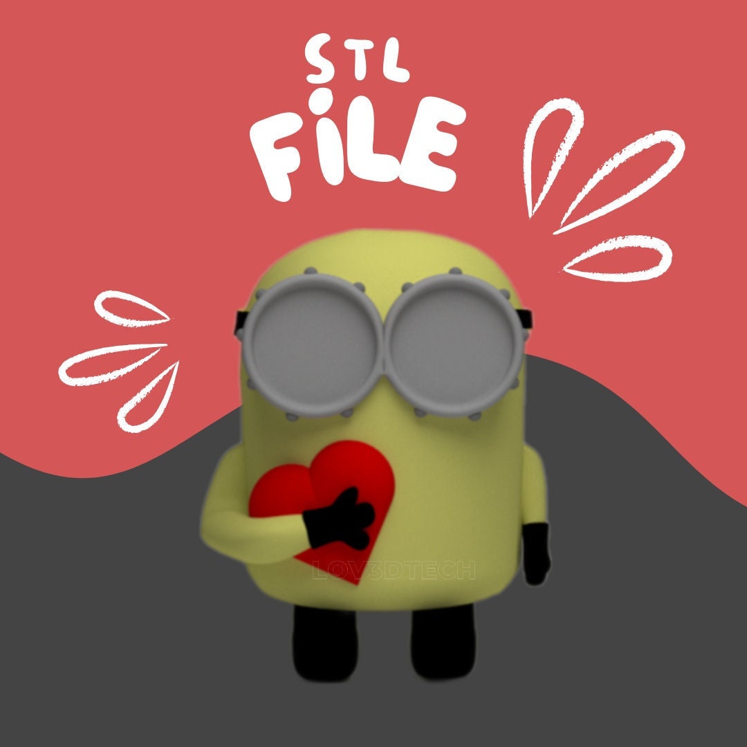 3D Printed Minion Figure - Customizable Desk Toy, Collectible Minion ...