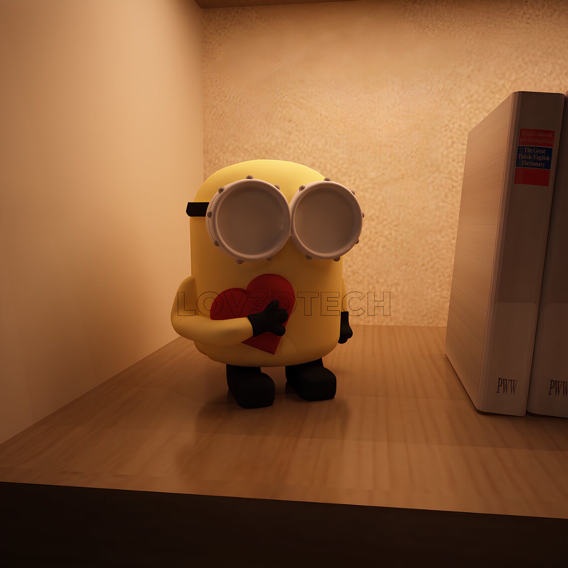 3D Printed Minion Figure - Customizable Desk Toy, Collectible Minion ...