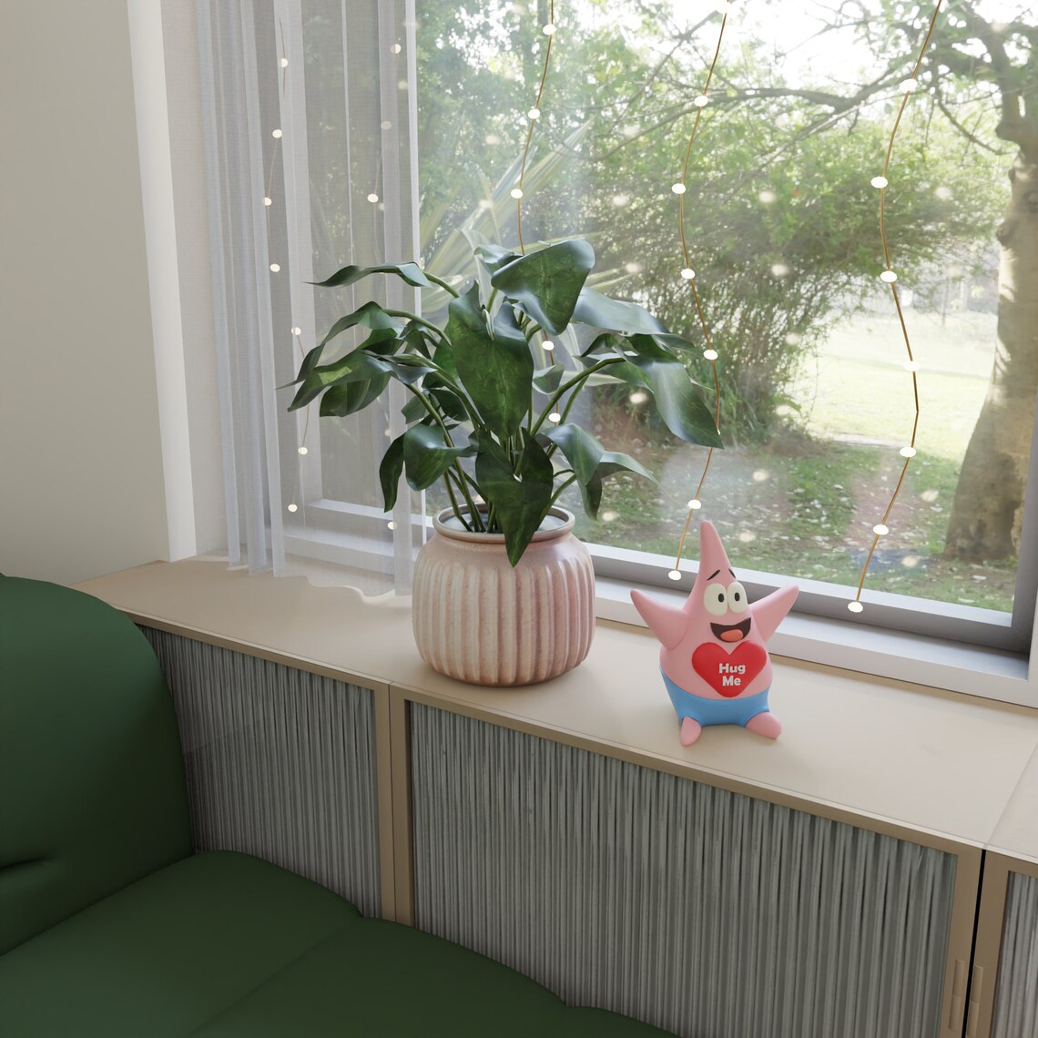 3D Printed Patrick Star STL File Cute 'hug Me' Patrick Model, Spongebob ...
