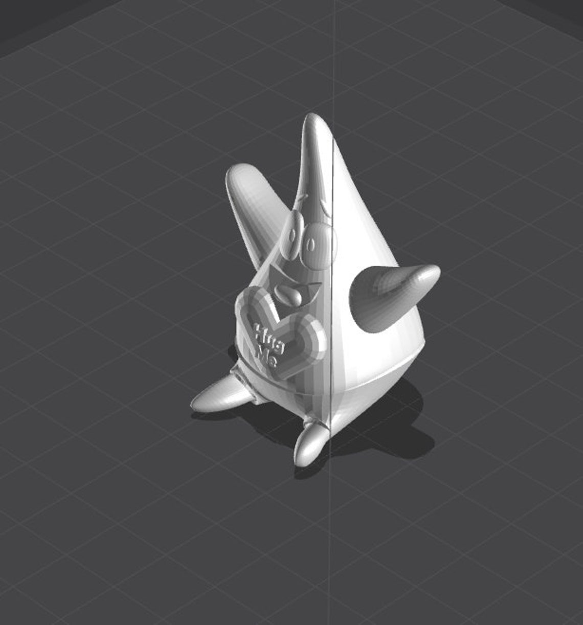 3D Printed Patrick Star STL File Cute 'hug Me' Patrick Model, Spongebob ...