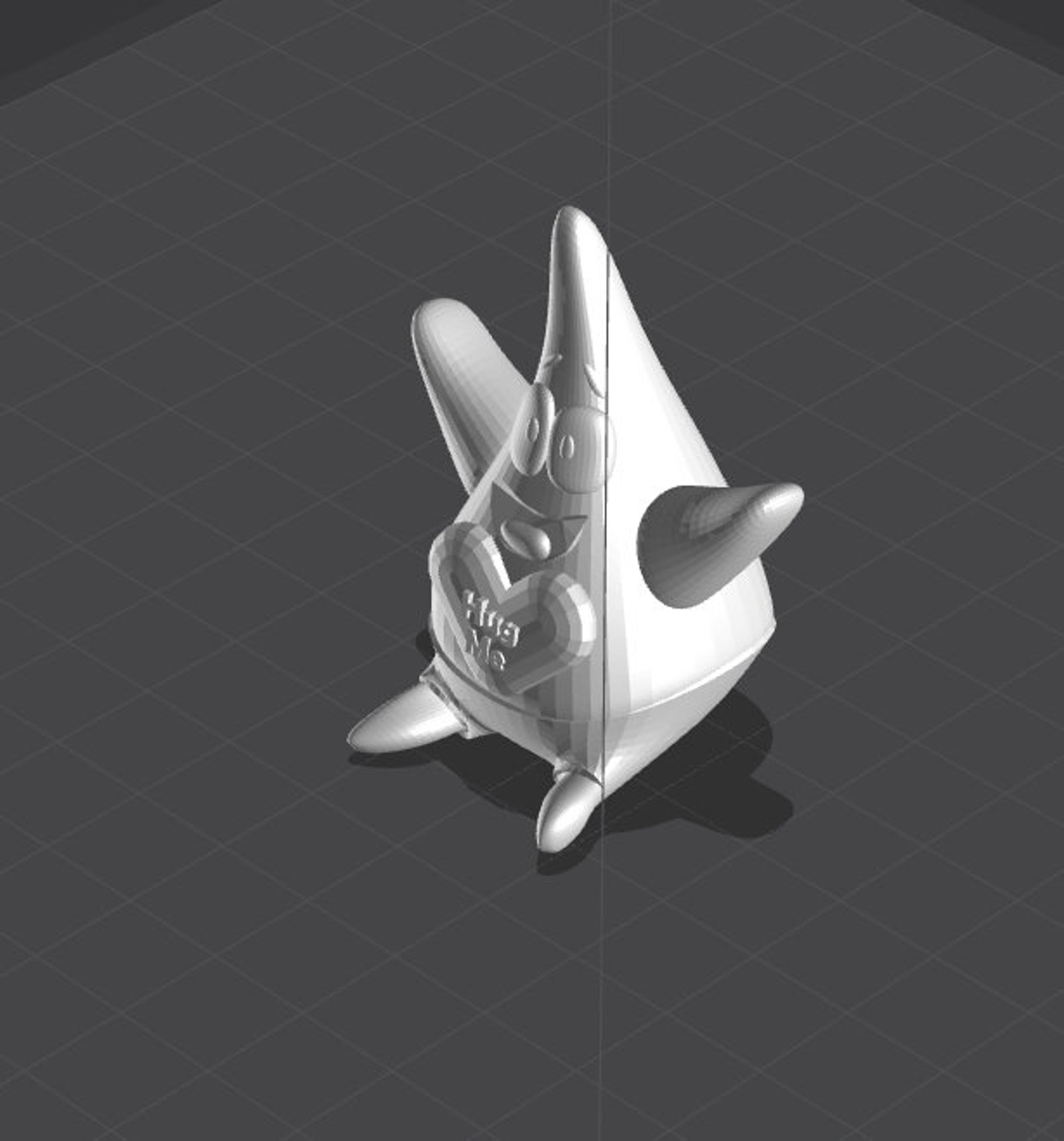 3D Printed Patrick Star STL File Cute 'hug Me' Patrick Model, Spongebob ...