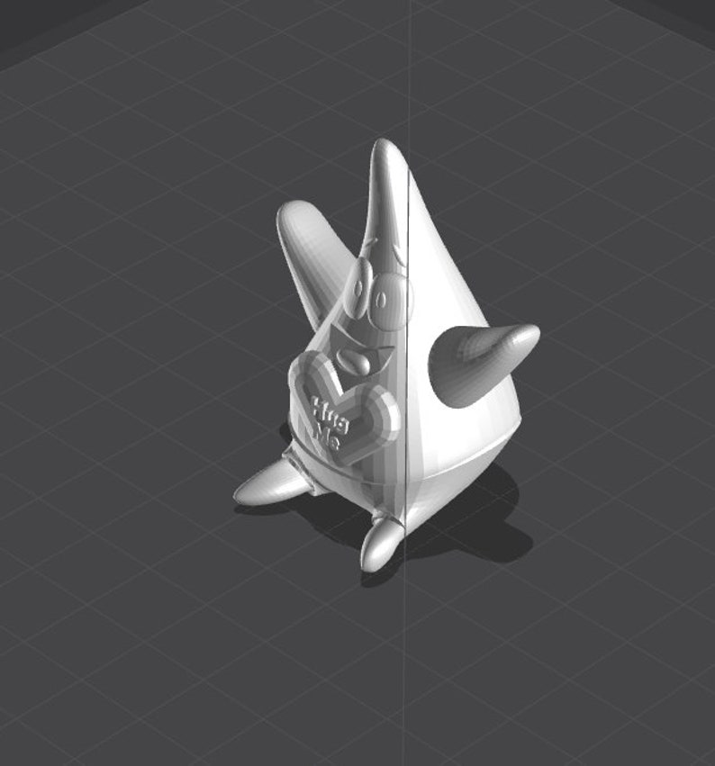 3D Printed Patrick Star STL File Cute 'hug Me' Patrick Model, Spongebob ...