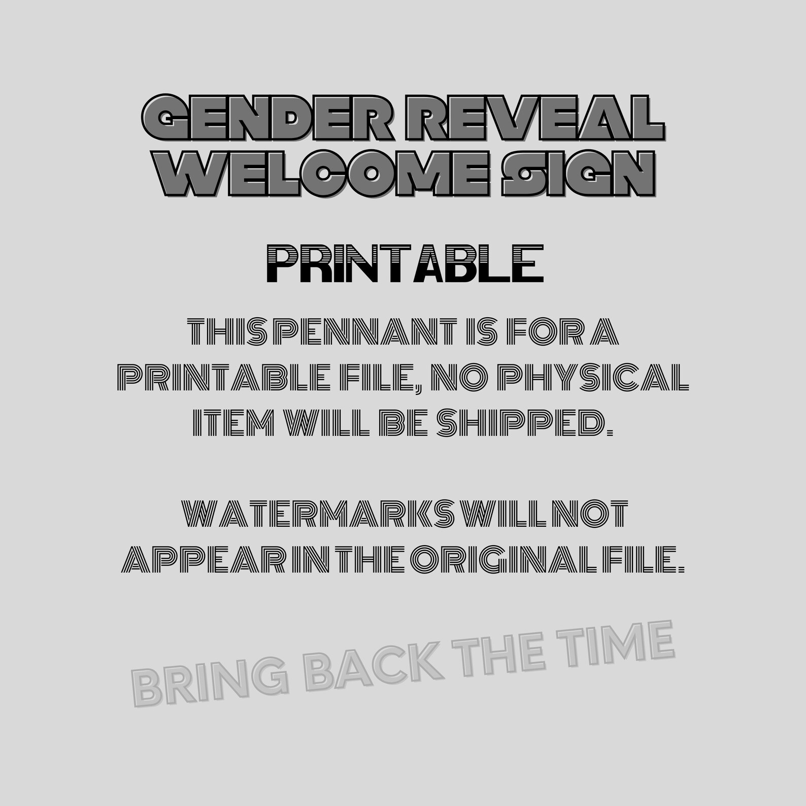 Gender Reveal Welcome Sign , Gender Reveal Poster, Gender Reveal Party ...