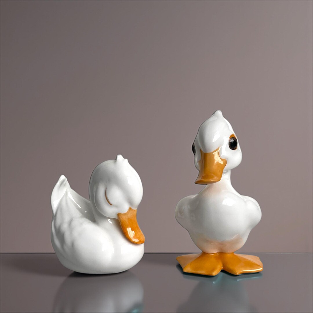 Vintage Pair of Royal Osborne Bone China Adorable Duck Figurines - Asia ...