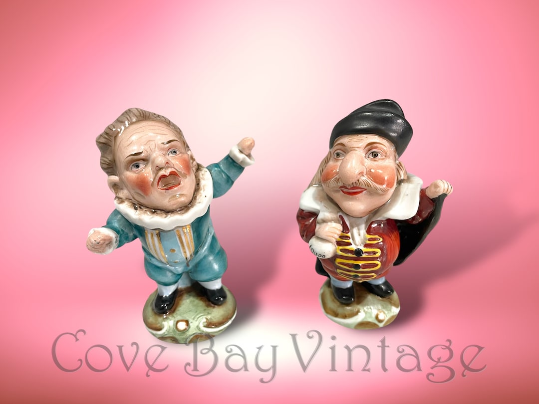 Vintage Pair of Mansion House Capodimonte Ginori Dwarf Porcelain ...