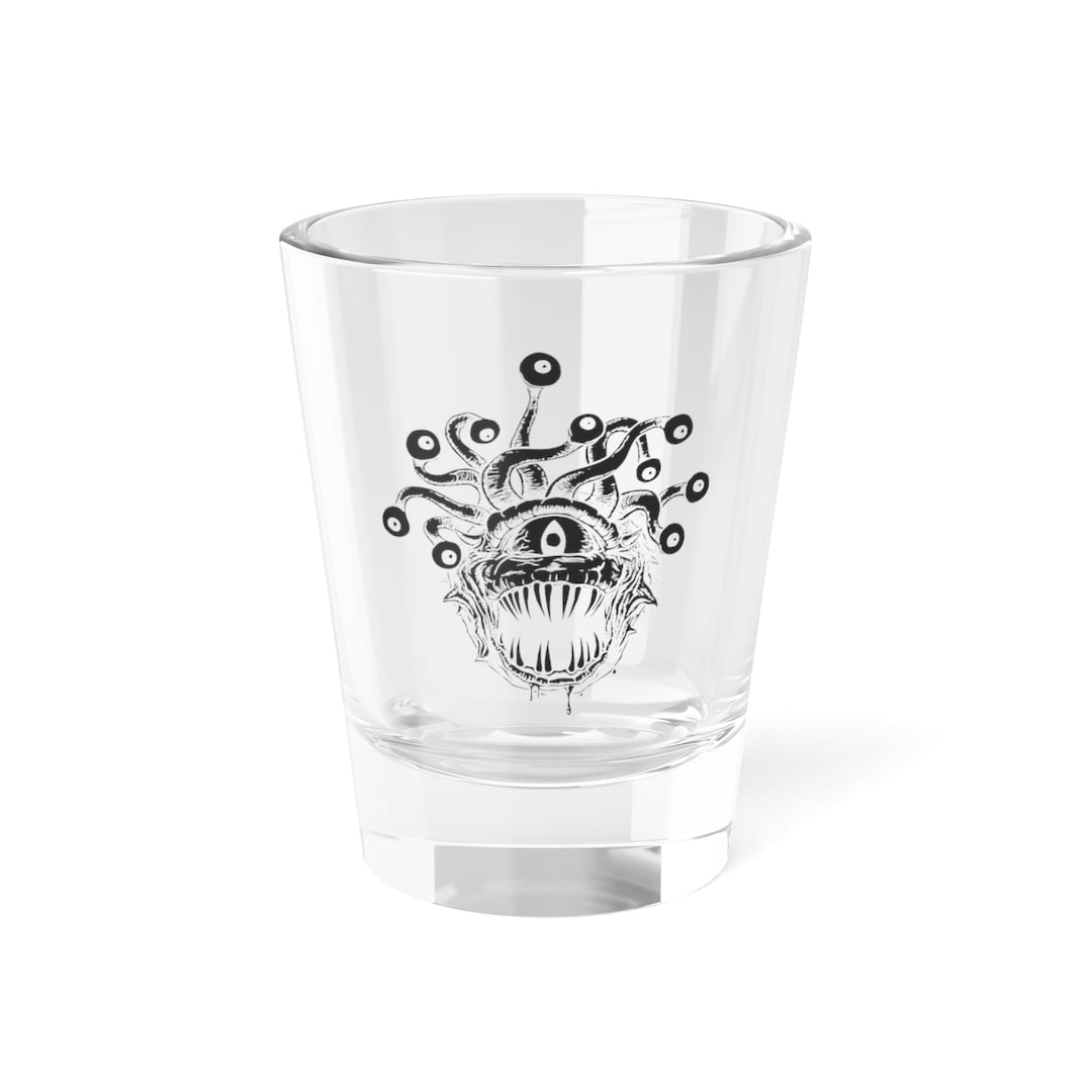 Shot Glass, Dnd, Beholder, Kitchen Accessories, Dungeons and Dragons ...