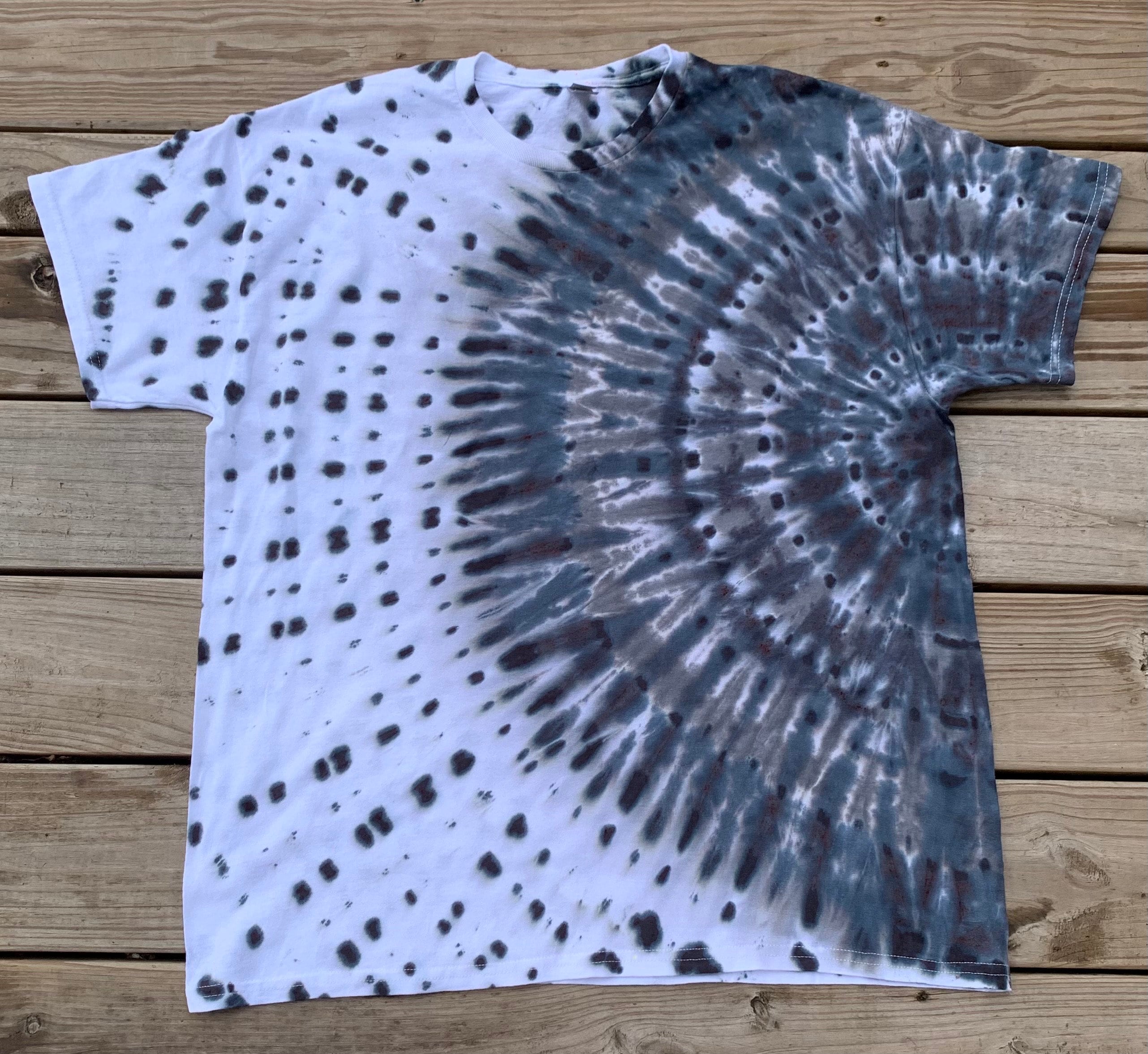 Offset Bullseye Hand Twisted and Tie Dyed, Original, T Shirts, Gift, in ...