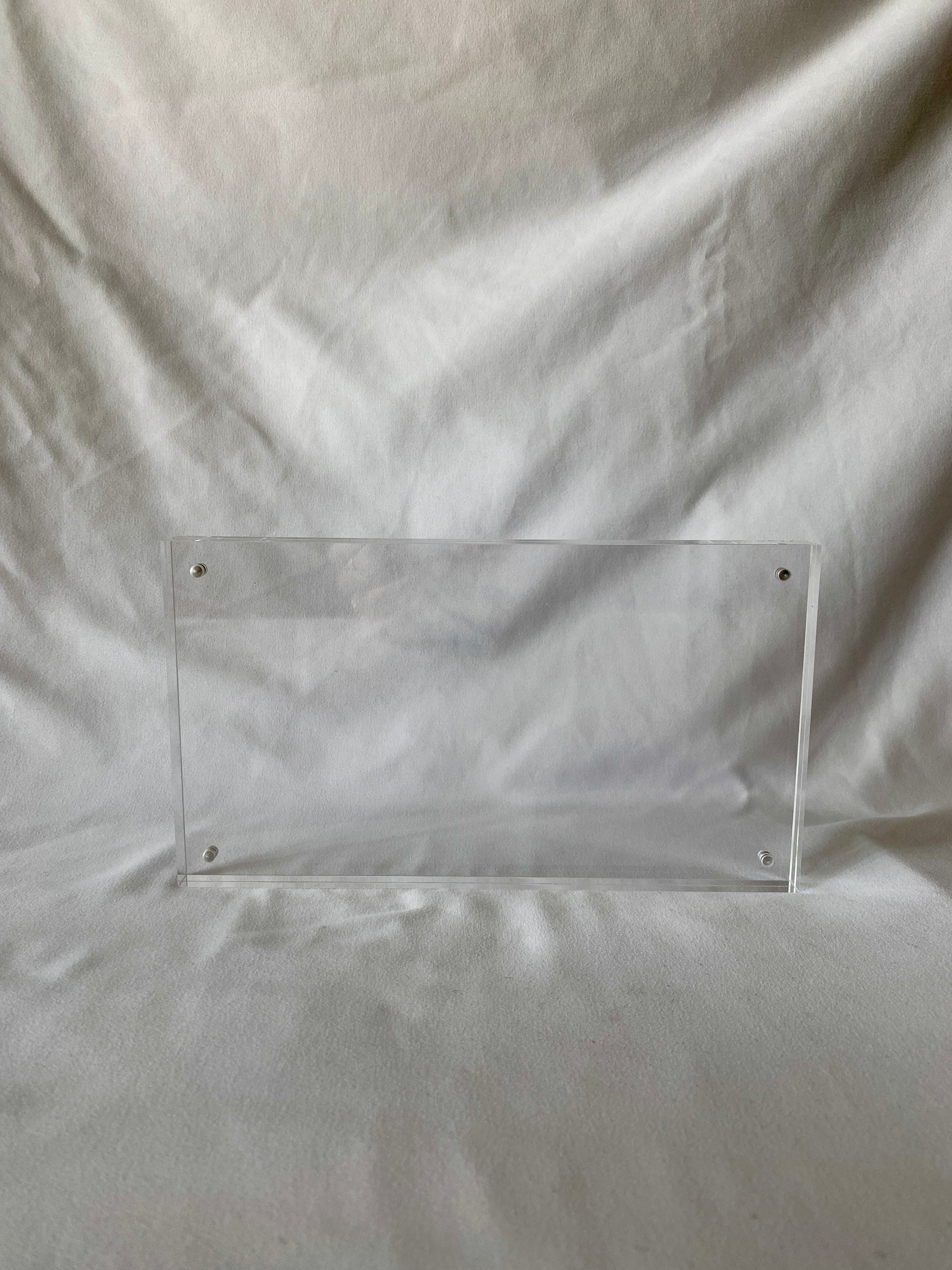 Clear Acrylic Floating Picture Photo Frame, Display Frame - Etsy
