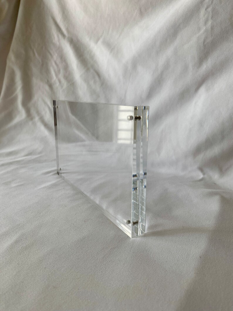 Clear Acrylic Floating Picture Photo Frame, Display Frame - Etsy