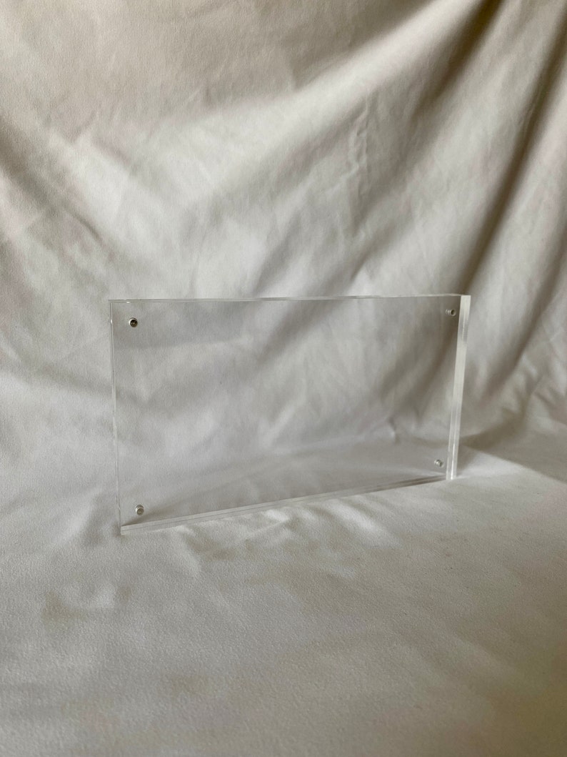 Clear Acrylic Floating Picture Photo Frame, Display Frame - Etsy