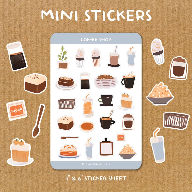 Aesthetic Stickers - Etsy