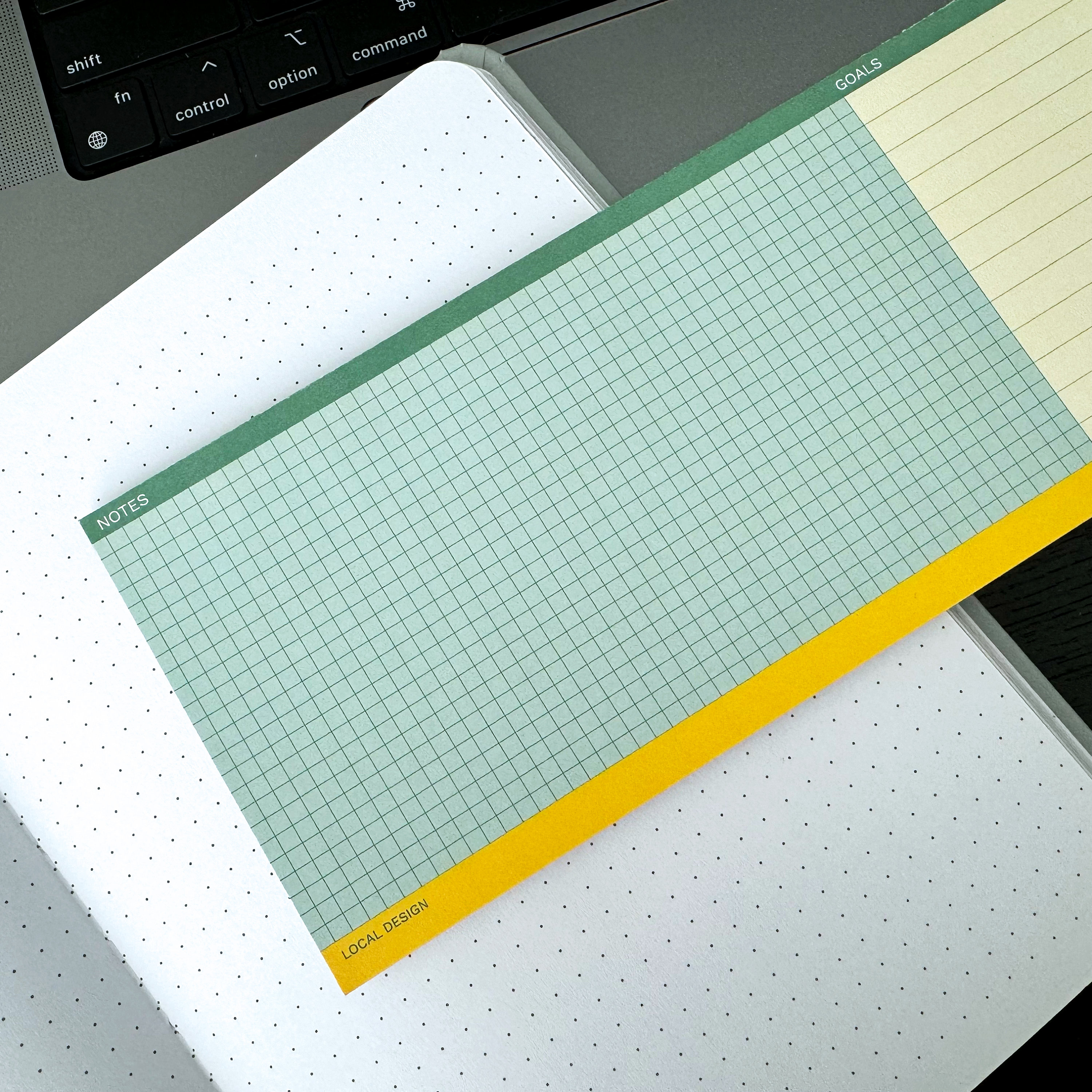 Colorful Grid Memo Pad Journal Keeping Notepad Scrapbooking Grid Memo ...