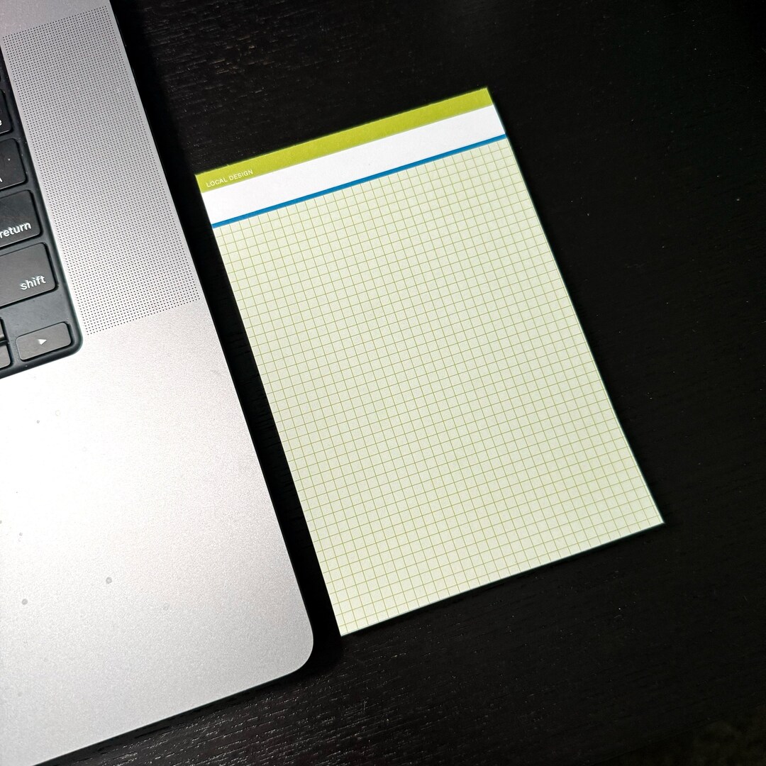 Colorful Grid Notepad Note Taking Memo Pad Scrapbooking Colorful Memo ...