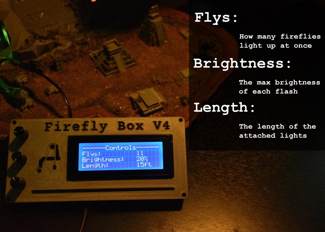 Realistic Firefly Lights: Firefly Box String Lights - Etsy