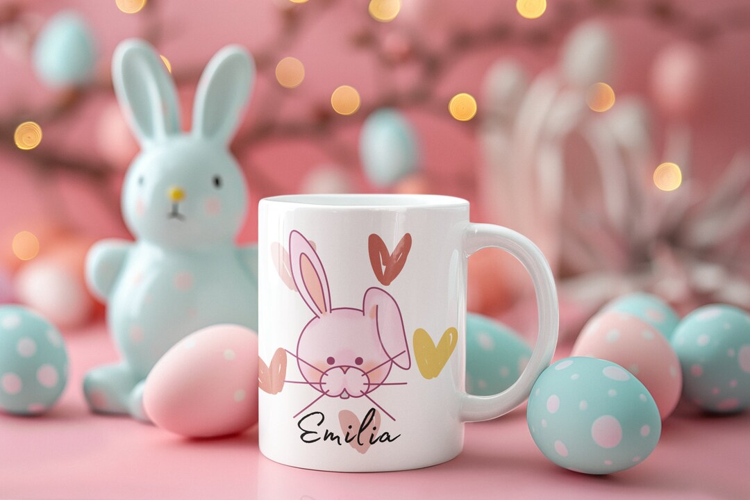 CUSTOM ANIMAL MUG Original Design for Kids Personalized Gift for ...