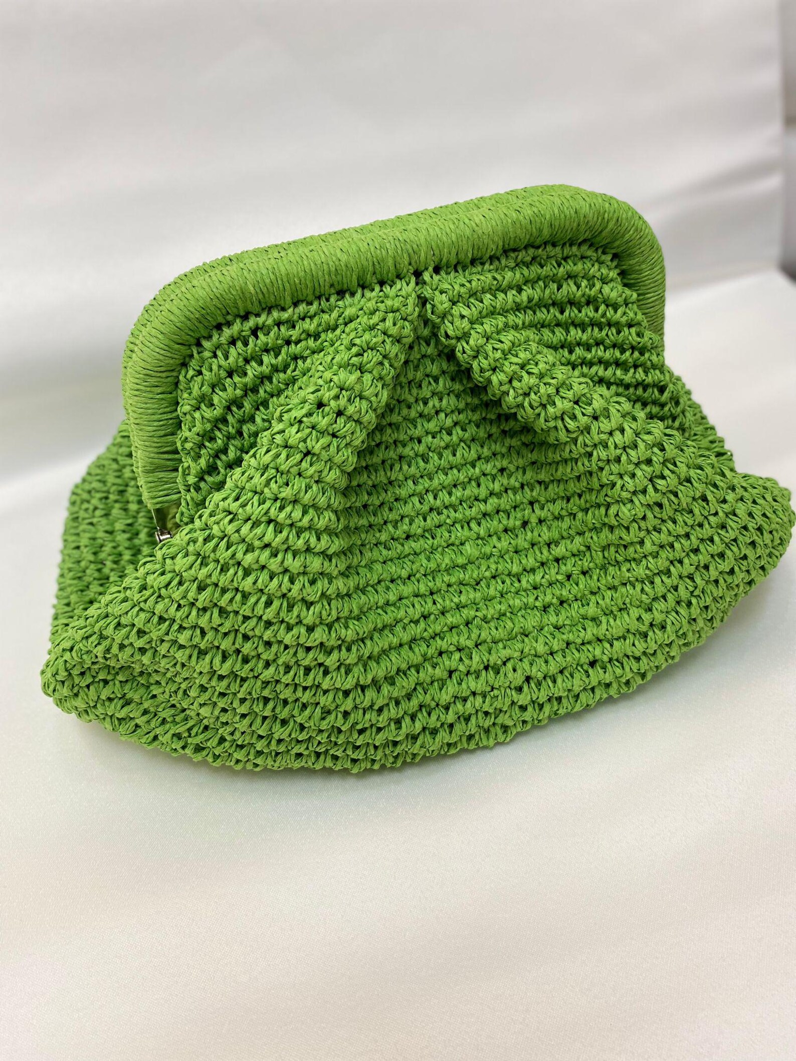 Stylish Raffia Wedding Clutch Bag for Brides & Parties - Handmade Straw ...
