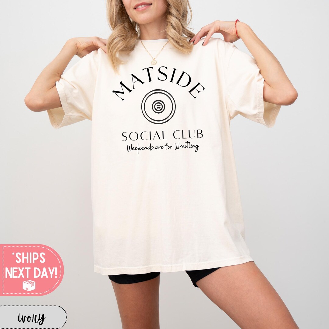 Wrestling Mom Shirt Mat Side Social Club Wrestling Season Shirt Mom ...