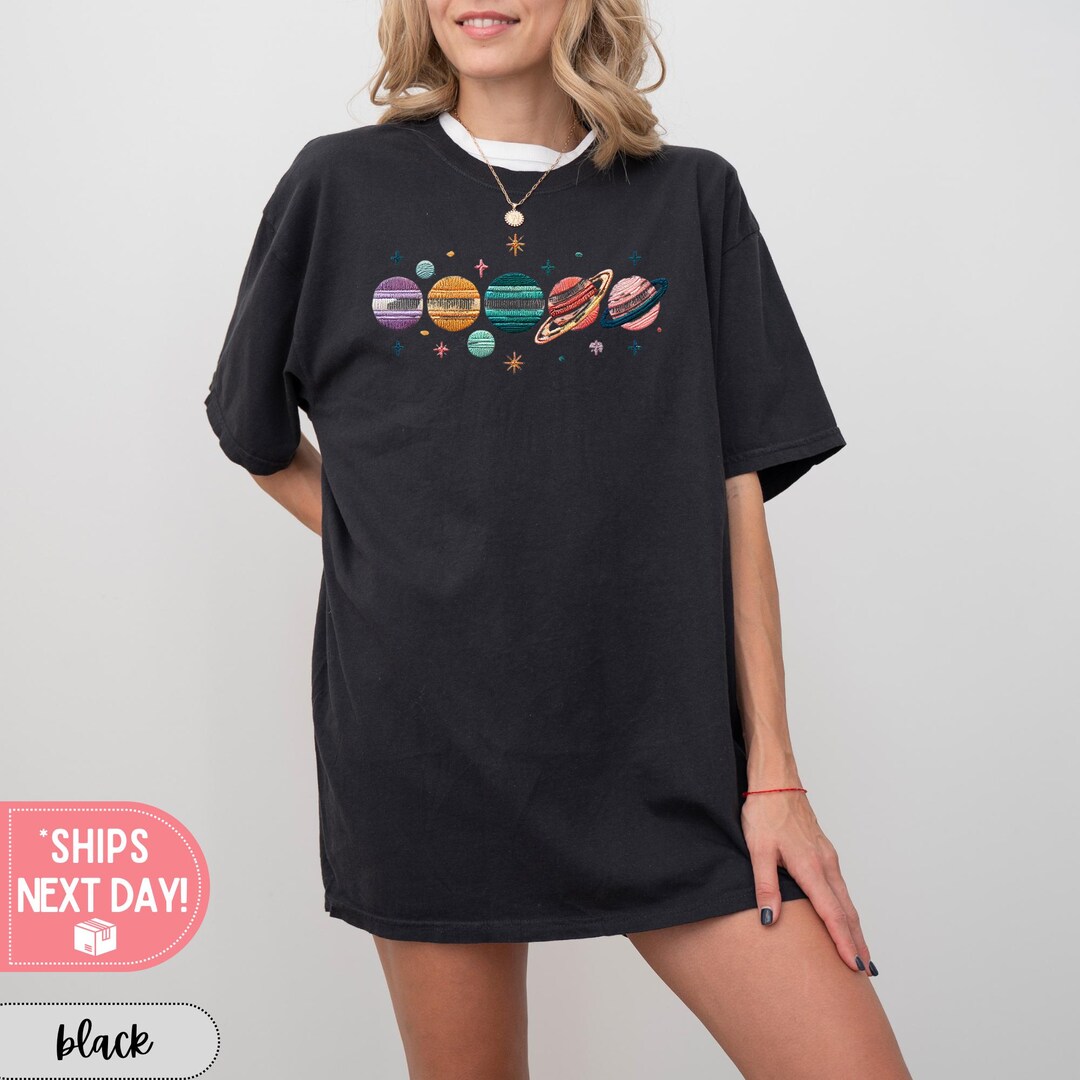 Space Planets Shirt Solar System Shirt Space Tshirt Shirt With Planets ...
