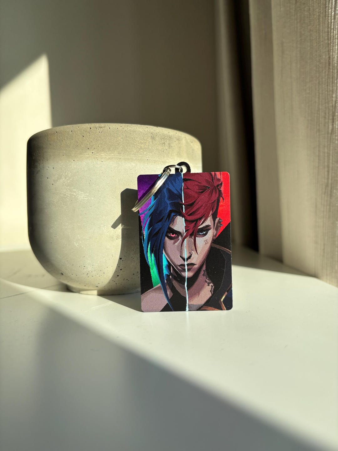 Jinx Vi Arcane Keychain,arcane Merch,arcane Keychain,jinx Arcane,arcane ...