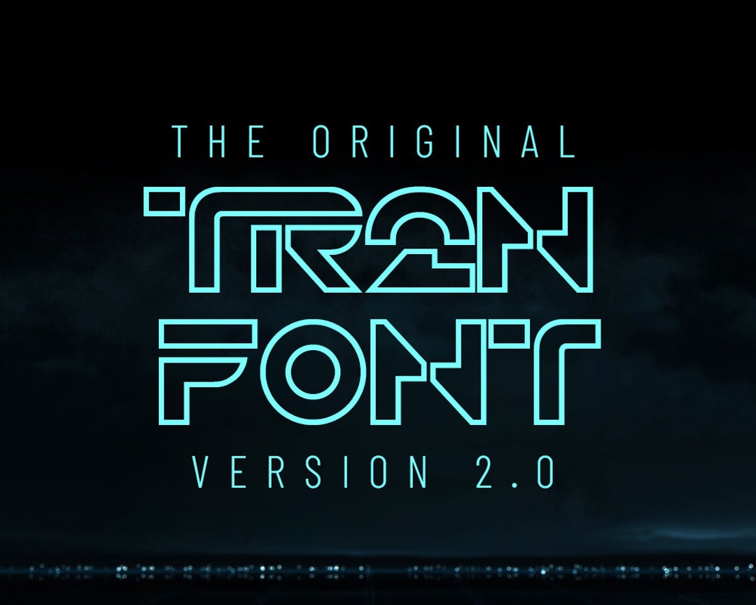 TR2N Font v2.0 standard Commercial License - Etsy