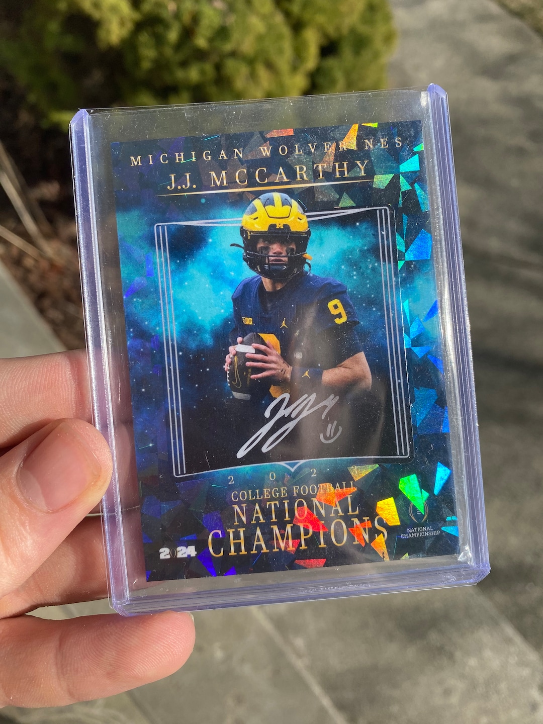 J.J. Mccarthy Card National Championship Michigan Wolverines ...