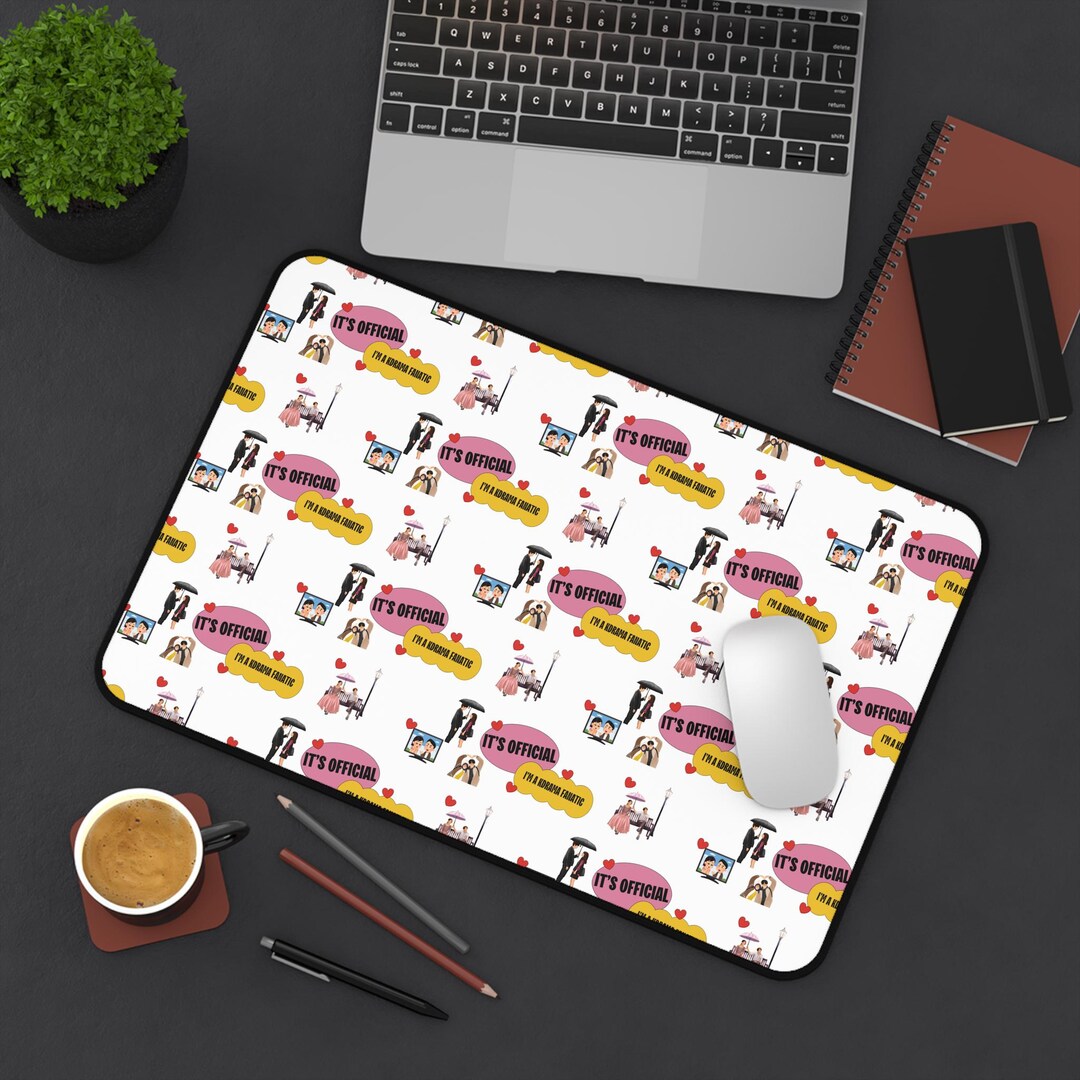Kdrama Fanatic Desk Mat, K-drama Lover Work Mat, Korean Drama Mouse Pad ...