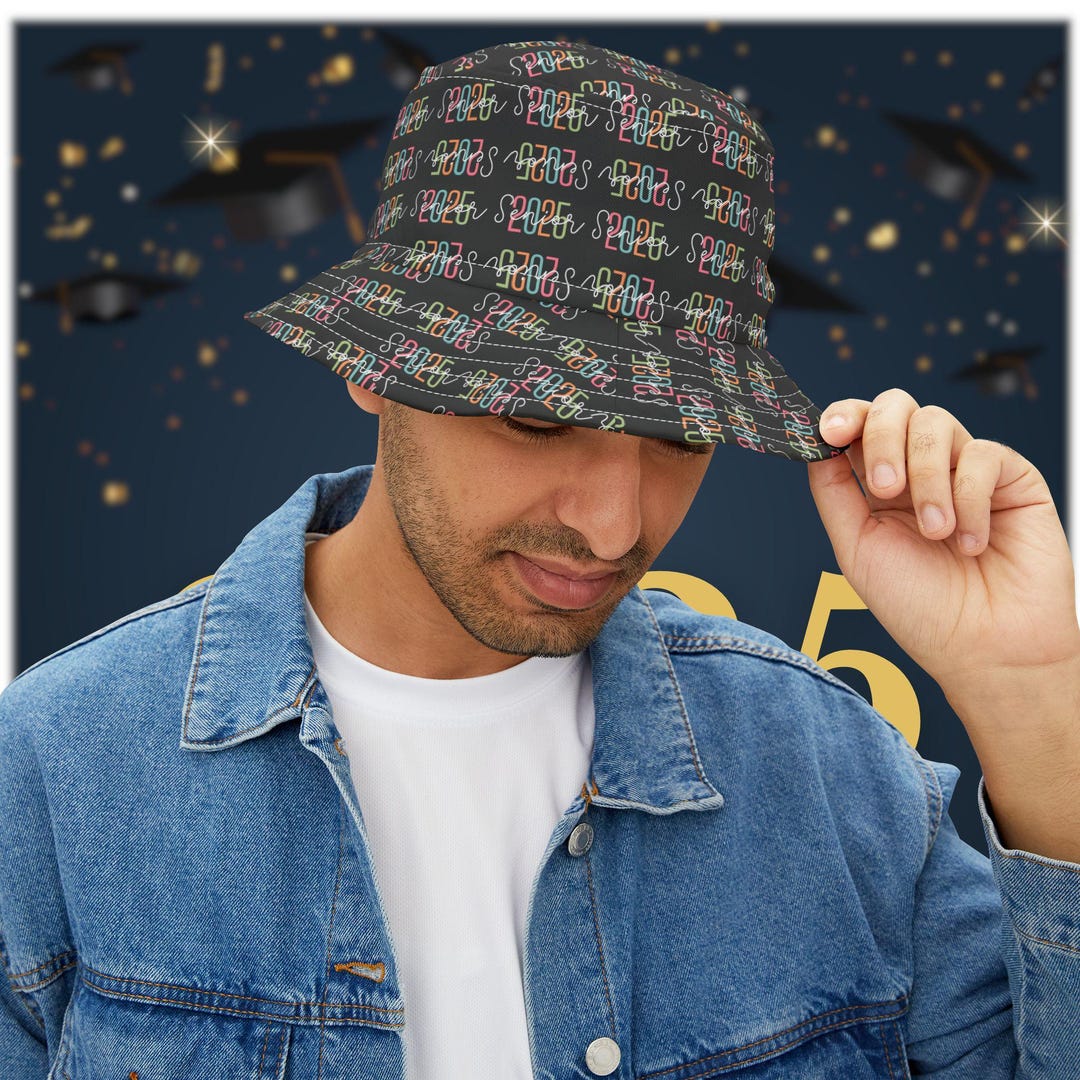 Graduation Celebration Bucket Hat, Fun Grad Gift, Trendy Sun Hat ...