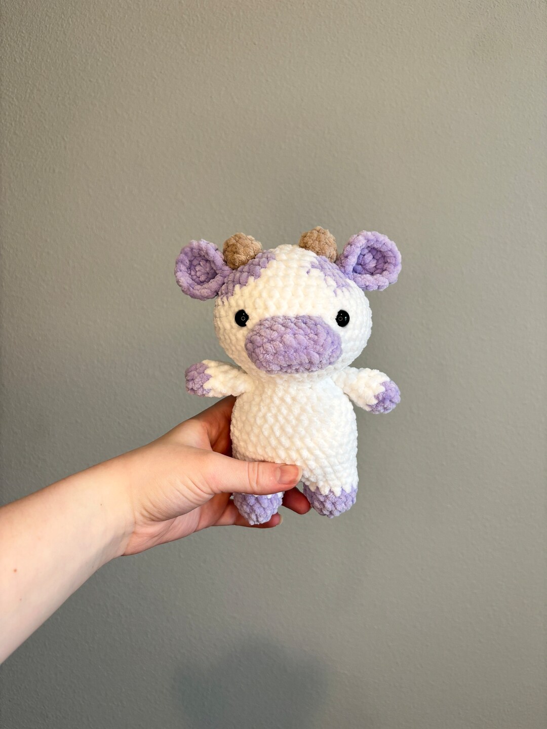 Cow Plushie Crochet Cow Amigurumi Cow Plush Toy - Etsy