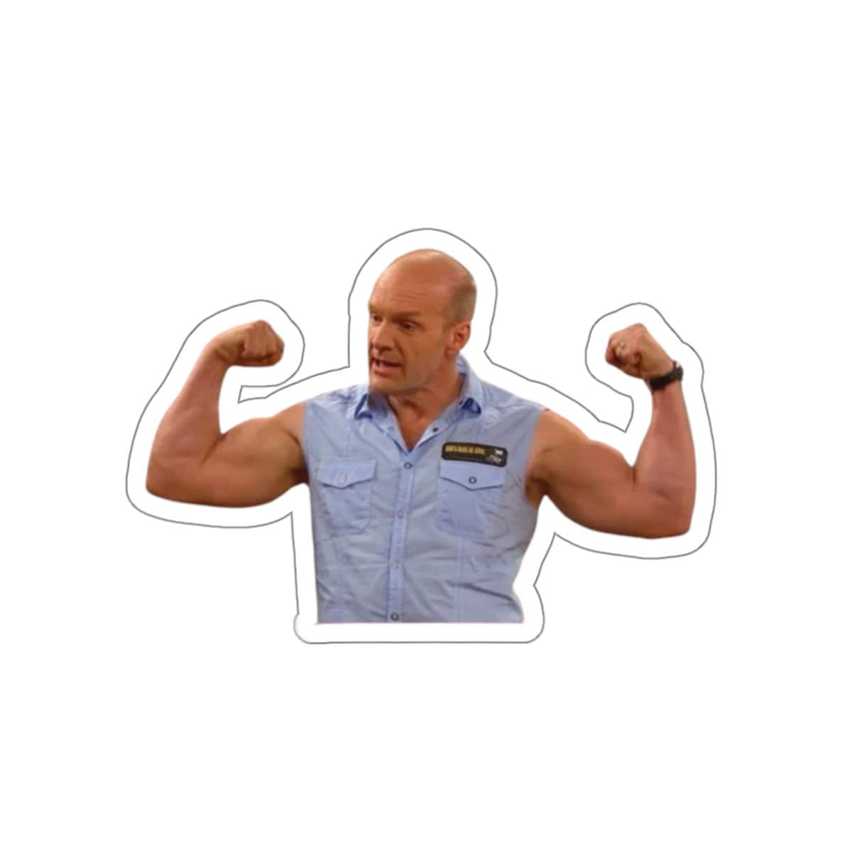 Bob Duncan Flexing Sticker Good Luck Charlie Tik Tok Memes - Etsy