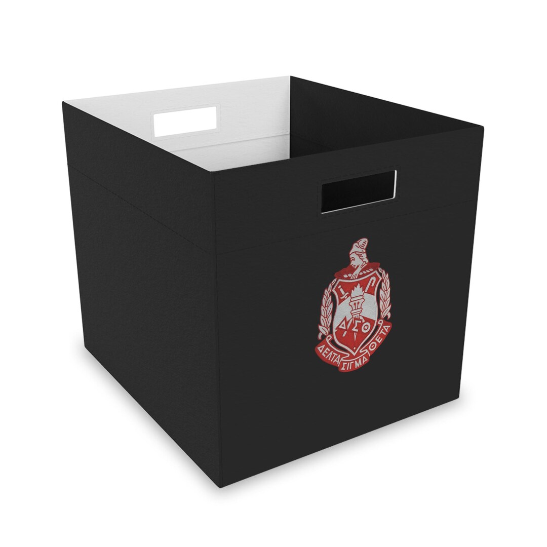 Delta Sigma Theta Felt Storage Box - Etsy