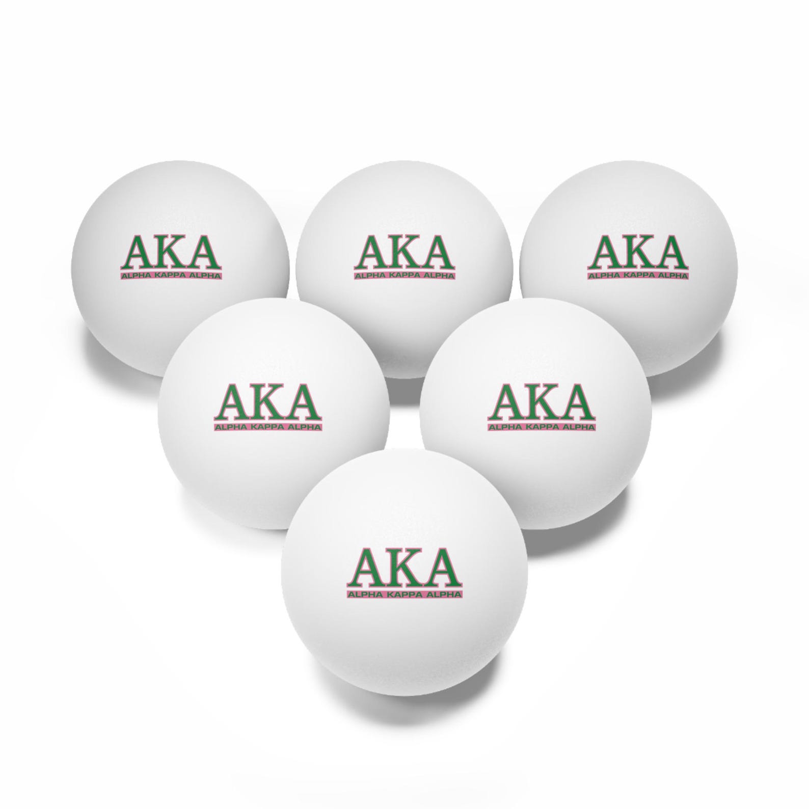 Kappa Alpha Kappa Ping Pong Balls, 6 Pcs - Etsy