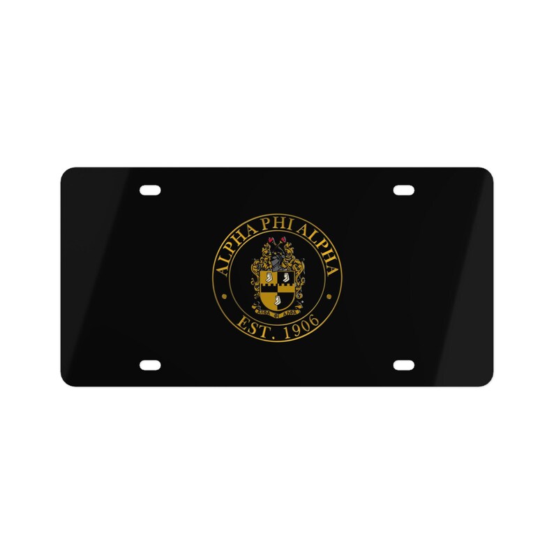 Alpha Phi Alpha License Plate - Etsy